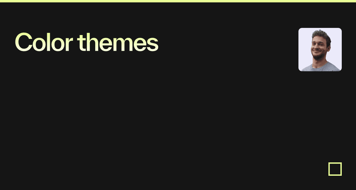 Color themes - Codesandbox