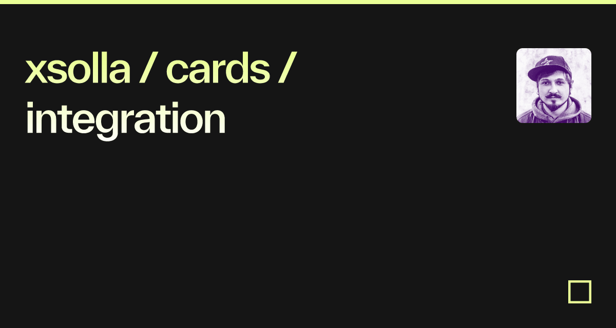 xsolla / cards / integration - Codesandbox