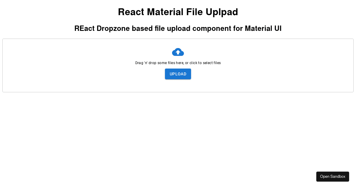 react-material-file-upload (forked) - Codesandbox