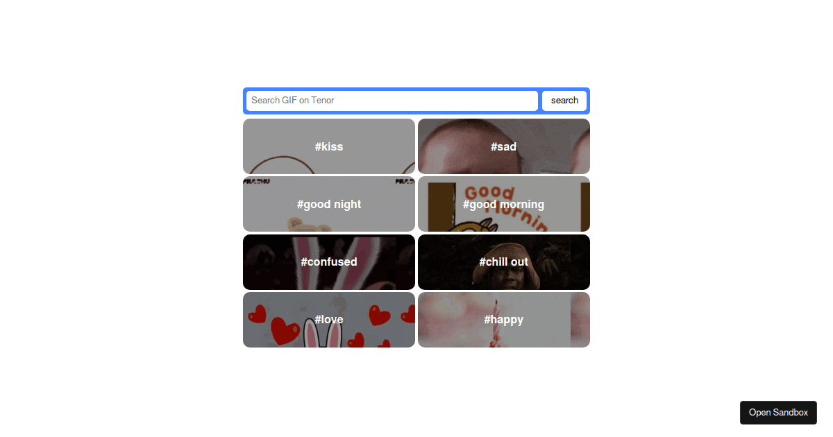 gif-picker - Codesandbox