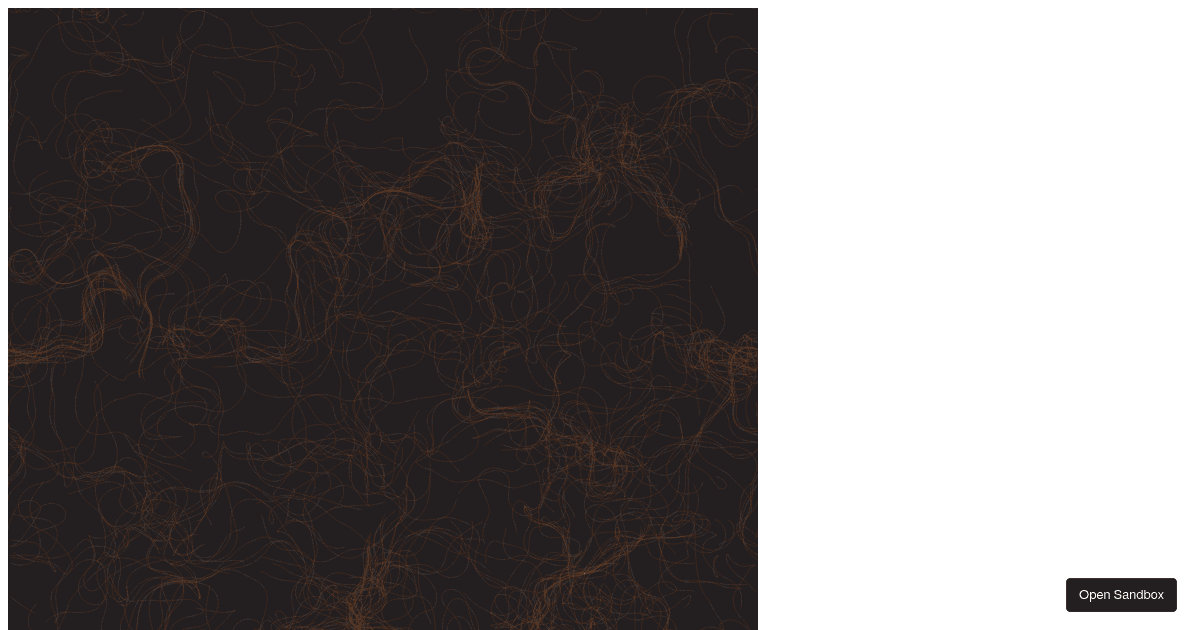 p5-react-perlin-noise-flow - Codesandbox