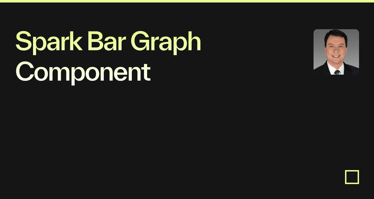 Spark Bar Graph Component - Codesandbox