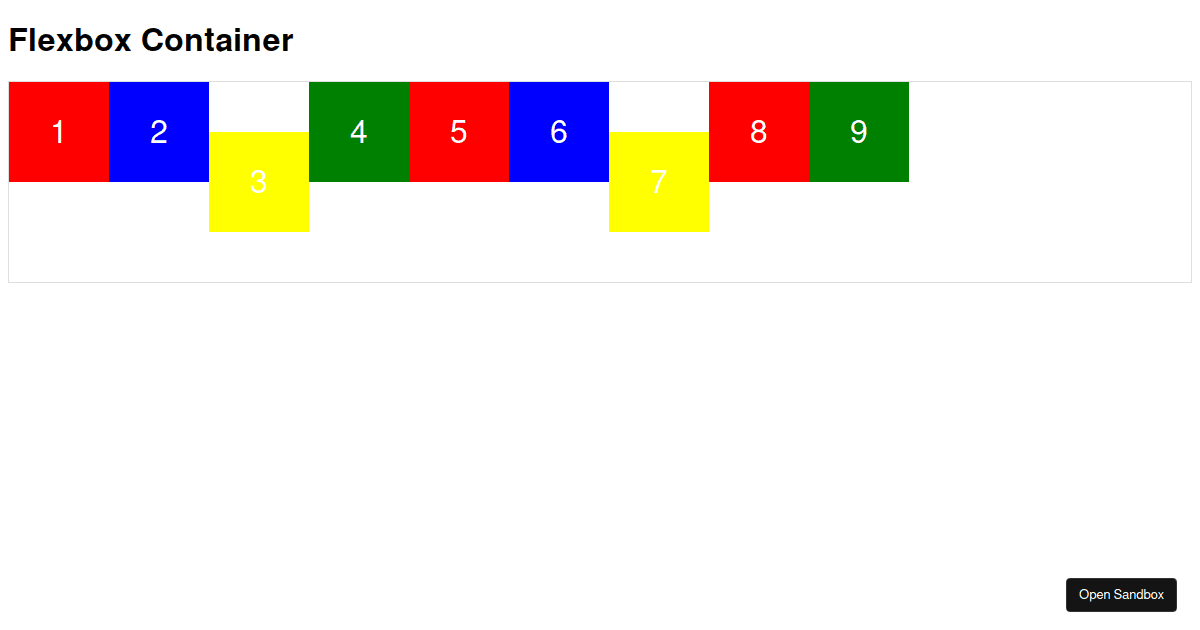 flex-container-align-self - Codesandbox