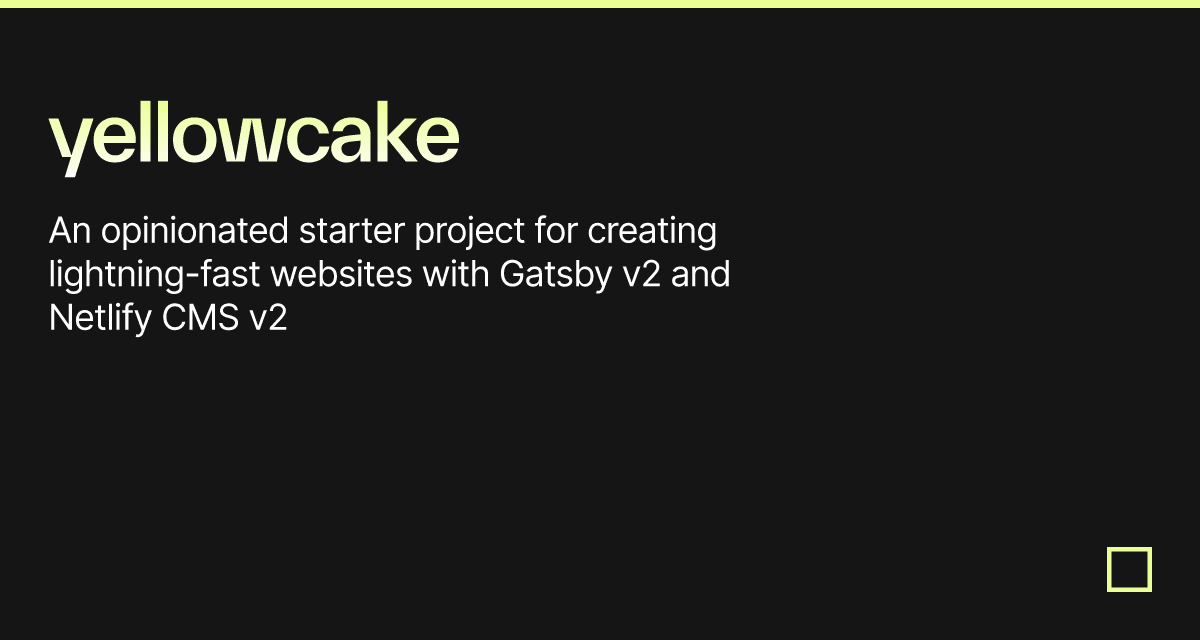 yellowcake - Codesandbox