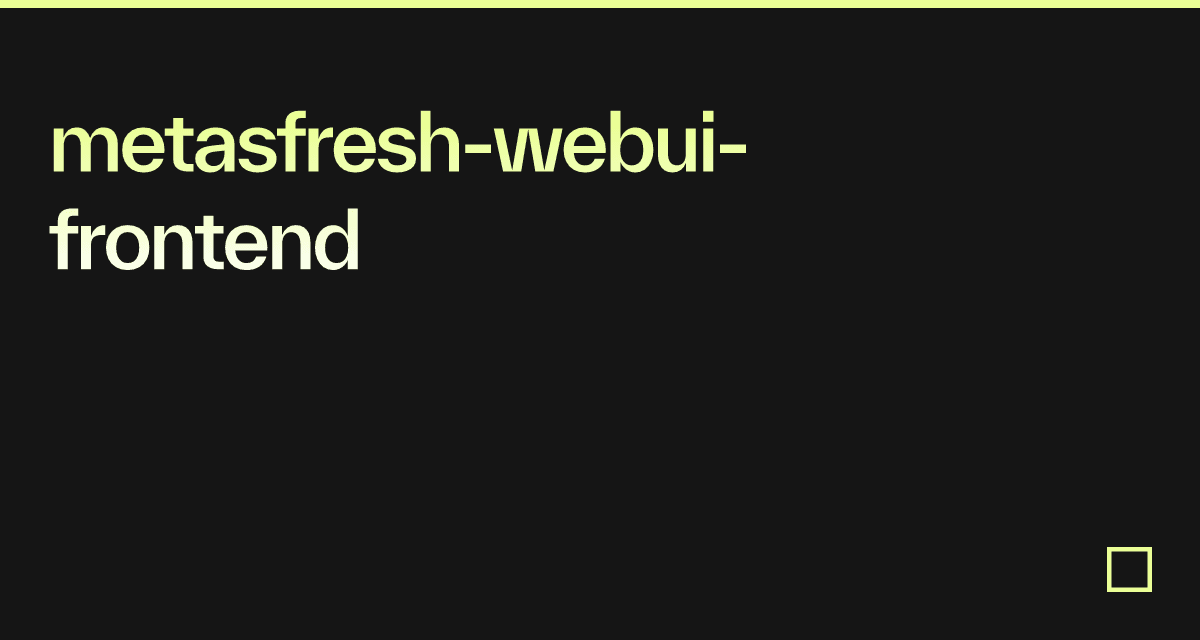 metasfresh-webui-frontend - Codesandbox