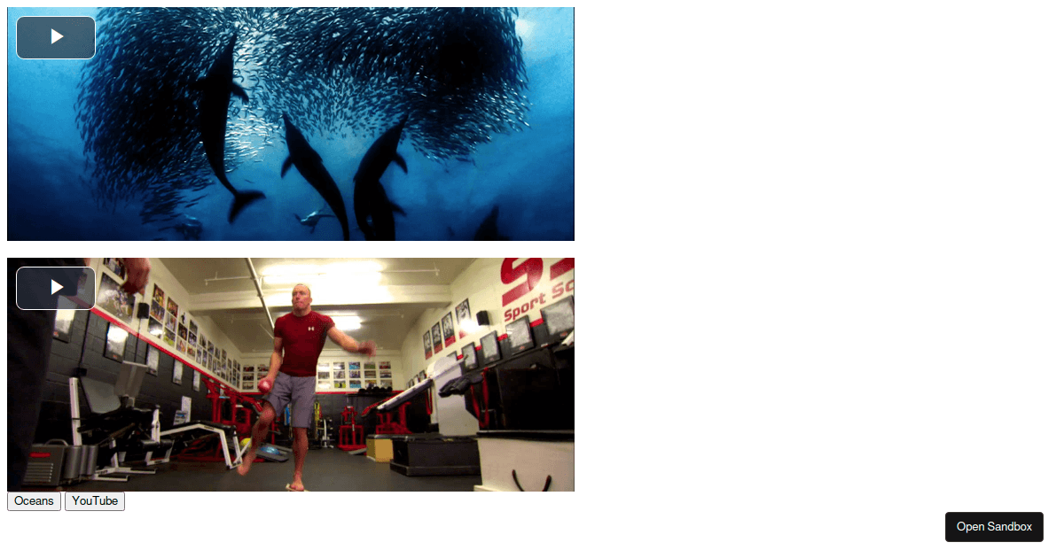 videojs-examples (forked) - Codesandbox