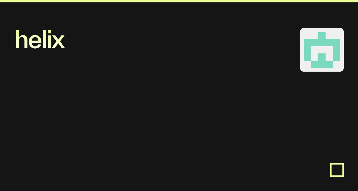 helix - Codesandbox