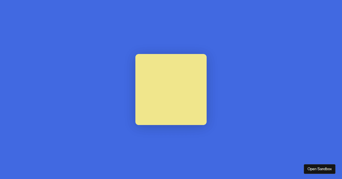 Vanilla Tilt with React - Codesandbox