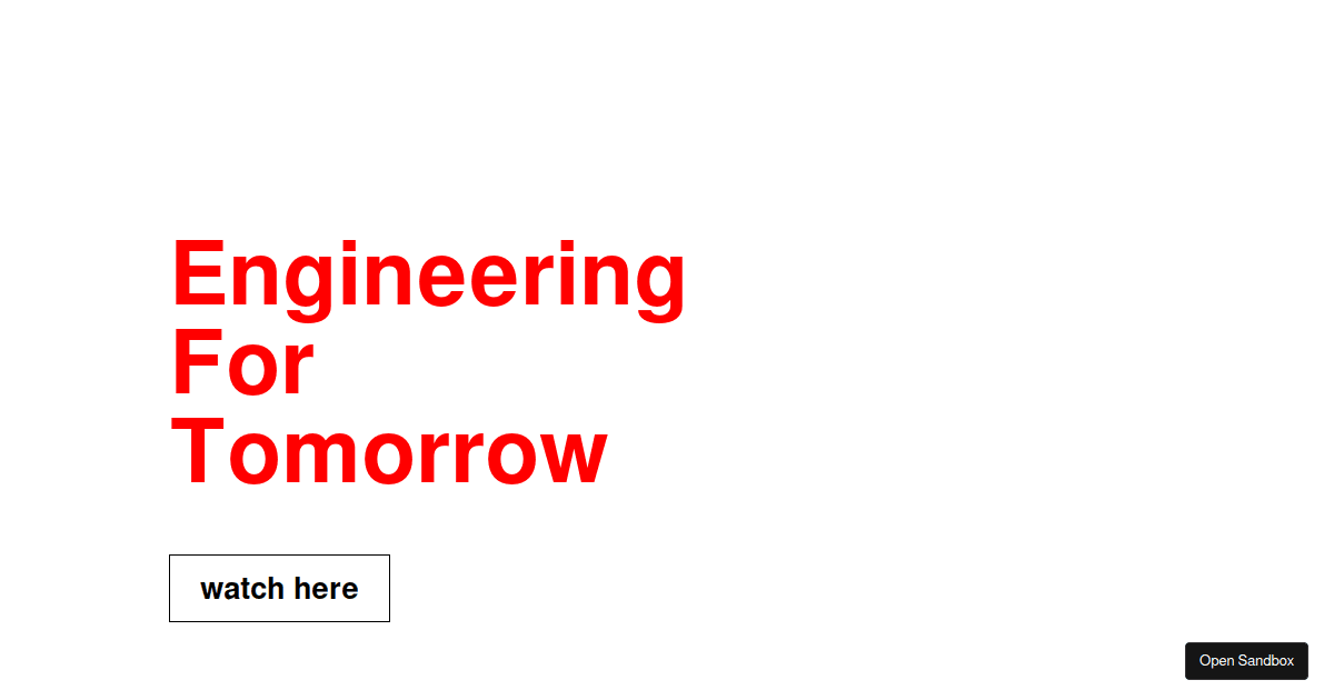 Designcoursegsap Tweenmax Tutorial Project Codesandbox