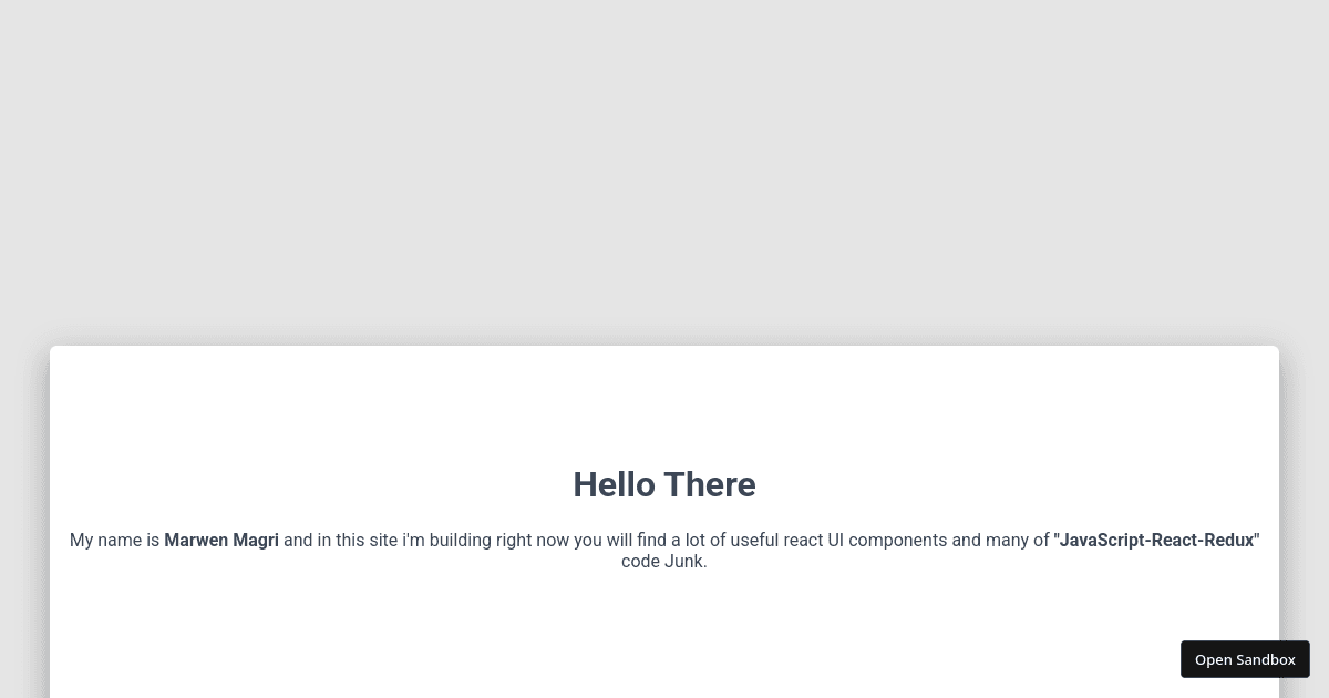 objective-pine-n6866 - Codesandbox