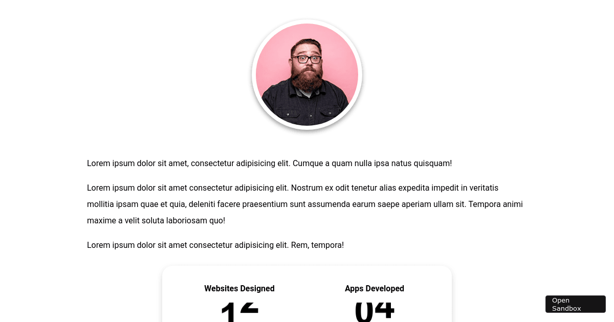Livebloggerofficial Awesome About Us Page Codesandbox