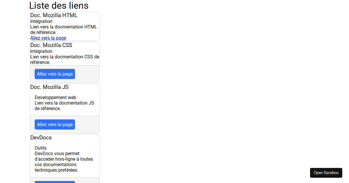 Entrainement JAVA - Codesandbox