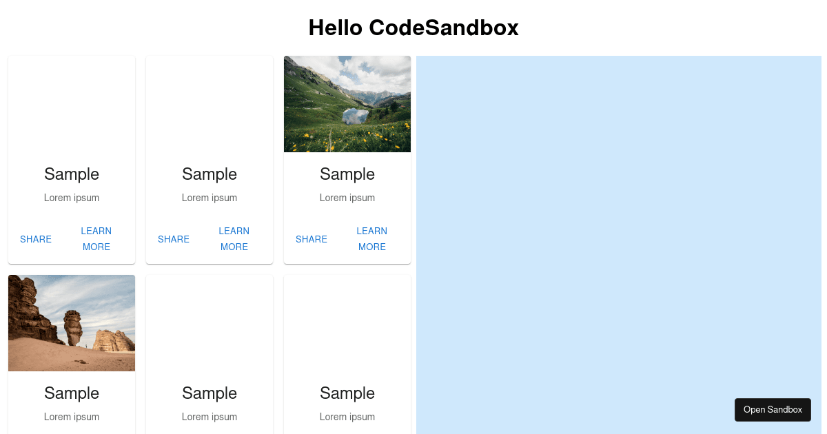 Multi Drag Test Codesandbox