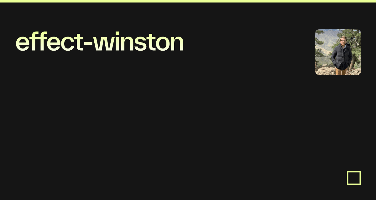 effect-winston - Codesandbox