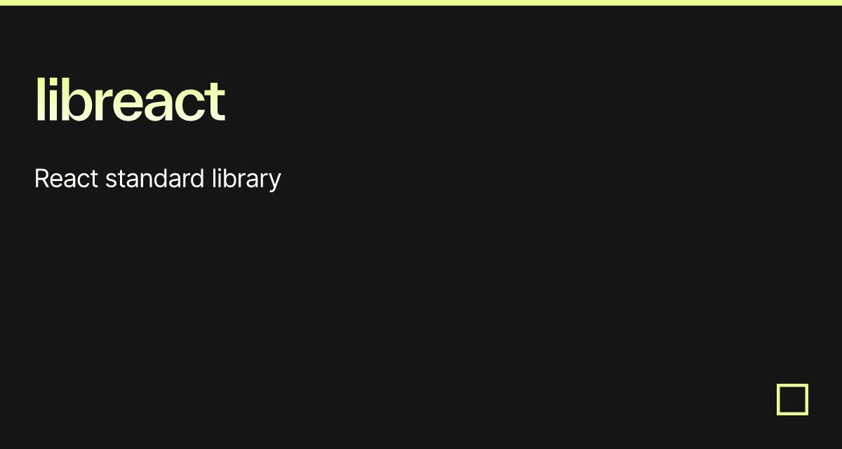 libreact - Codesandbox