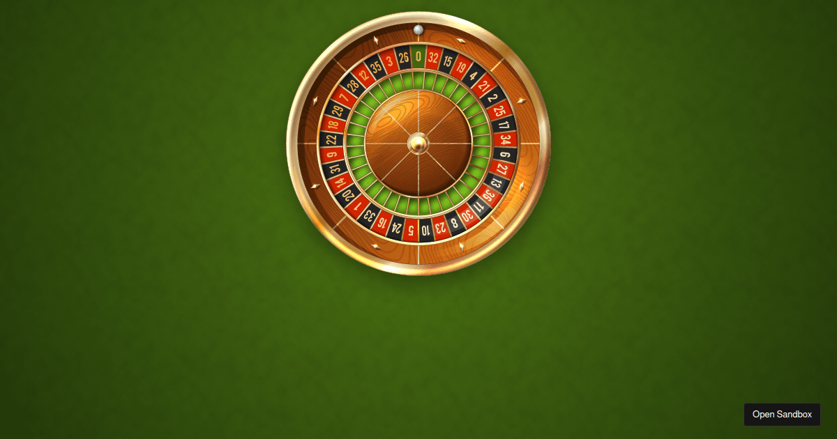 Roulette Wheel - Codesandbox