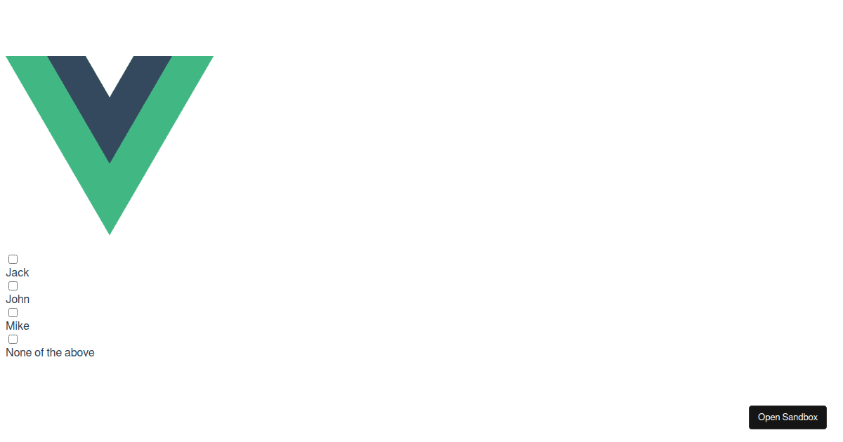 Vue Template - Codesandbox