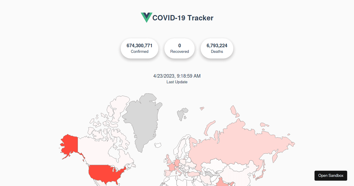 vuejs-covid-19-tracker - Codesandbox