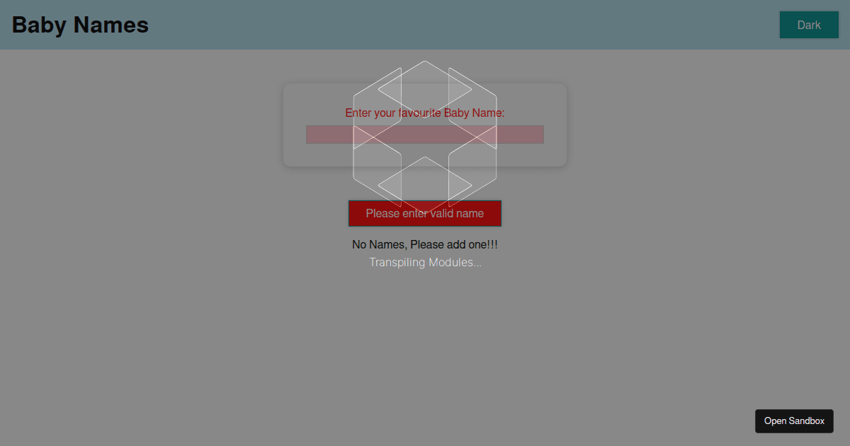 Dynamic-Styling - Codesandbox