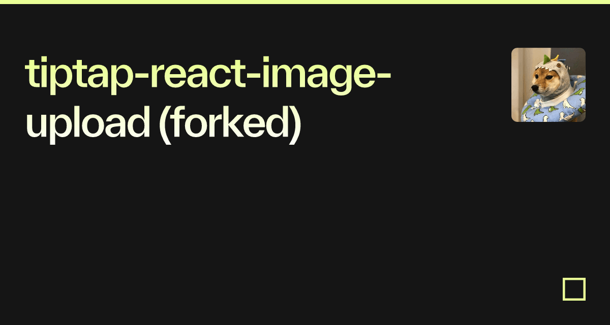 tiptap-react-image-upload (forked) - Codesandbox
