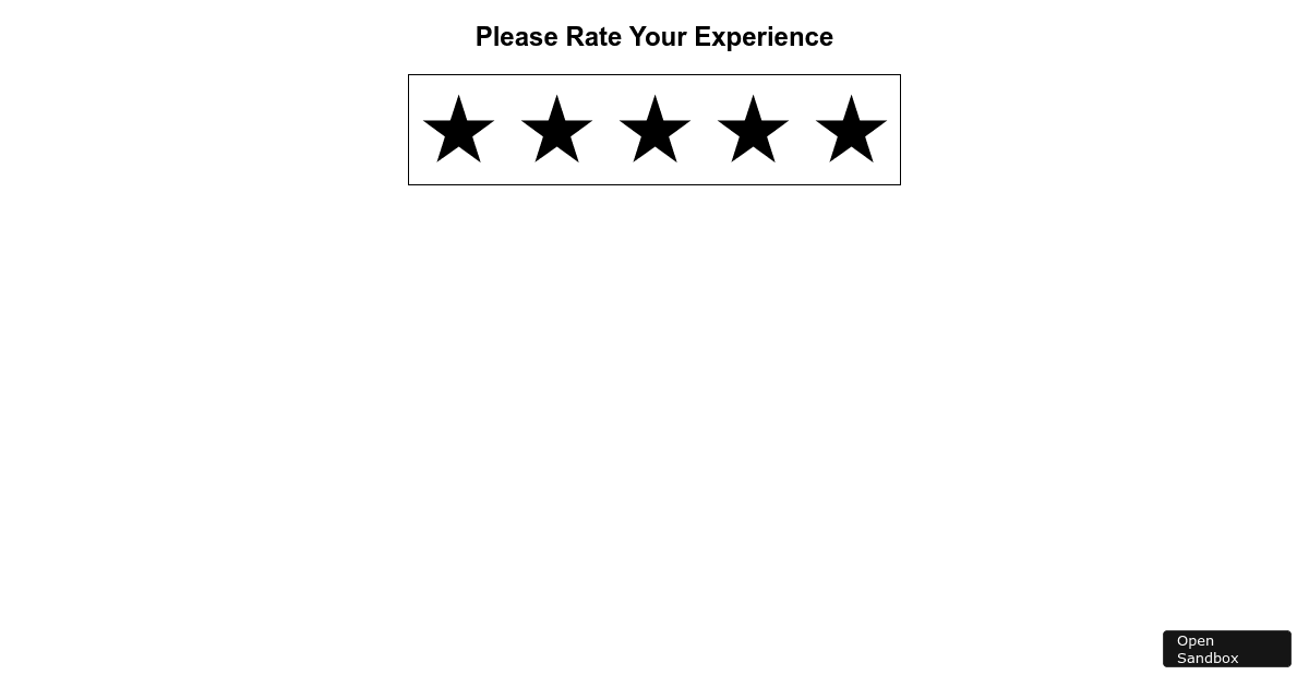 five-star-review - Codesandbox