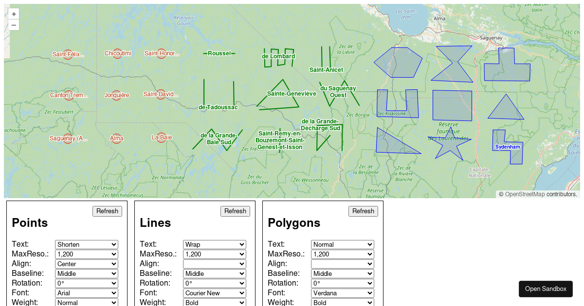 vector-labels - Codesandbox