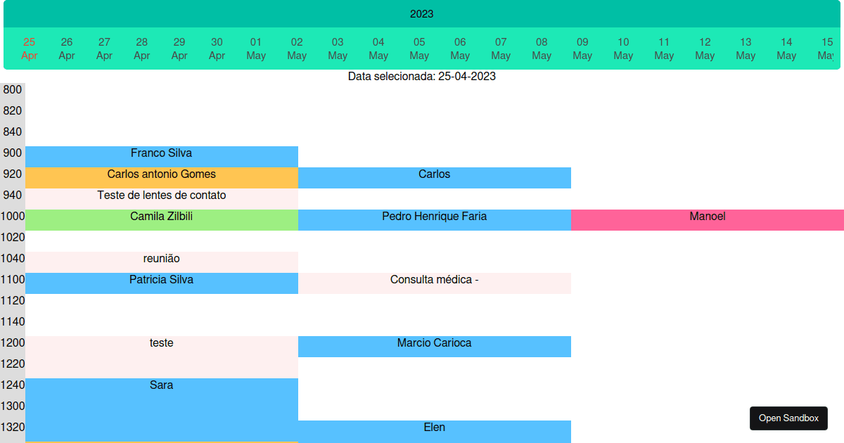 Agenda - Codesandbox