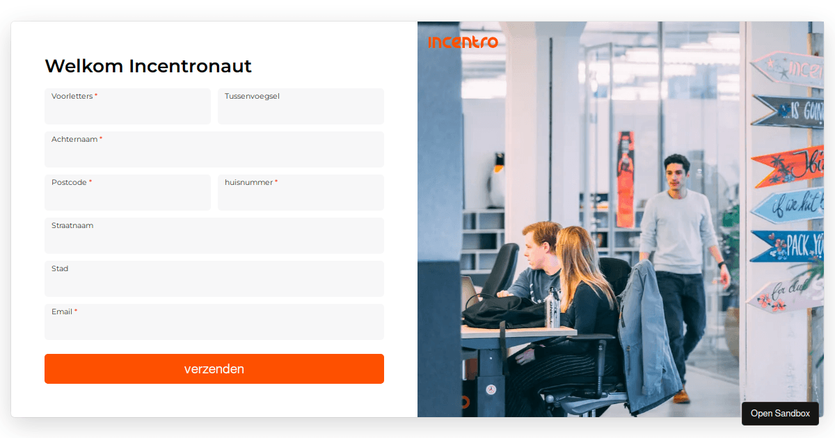 Incentro - Codesandbox