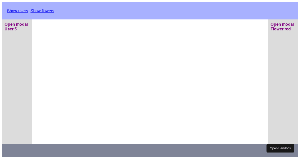 vue-modal-router - Codesandbox