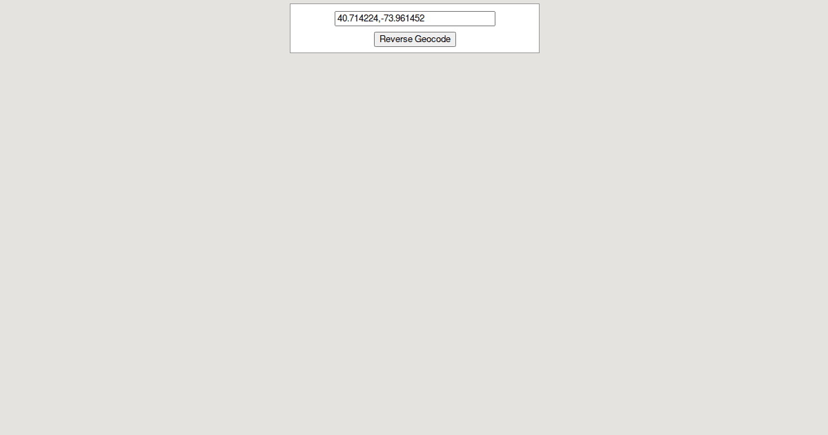 geocoding-reverse - Codesandbox