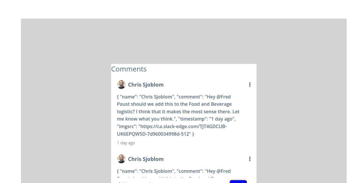 Scrollable Comments List Vue2 Editor Quill Mention Forked Codesandbox