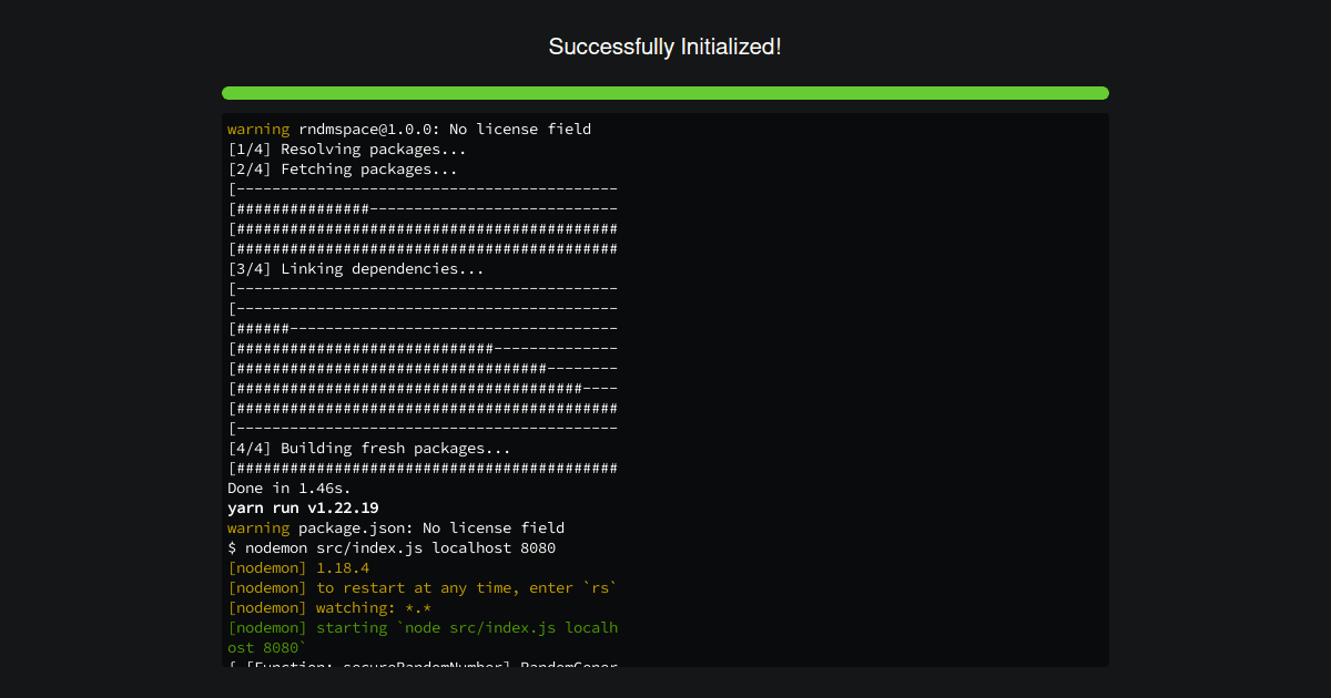 rndm.space - Codesandbox