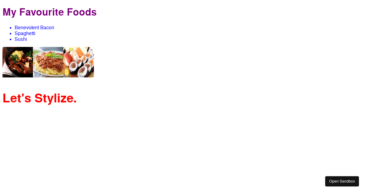 jsx-attributes-and-styling - Codesandbox