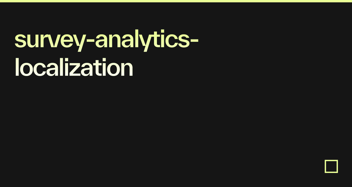 survey-analytics-localization - Codesandbox
