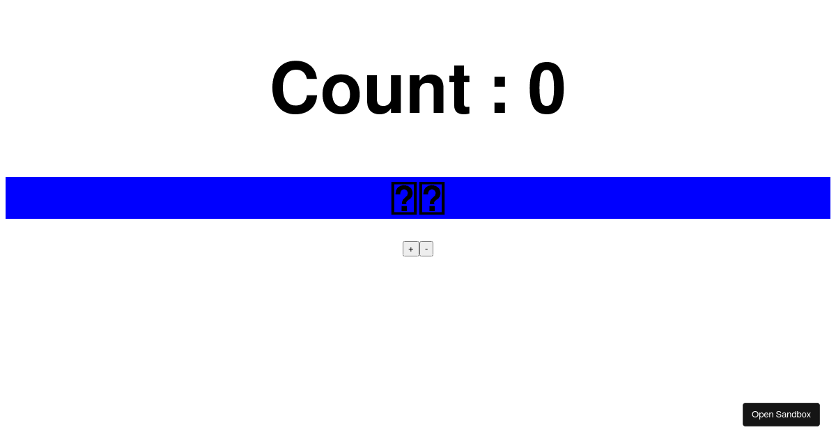 counter-sample - Codesandbox