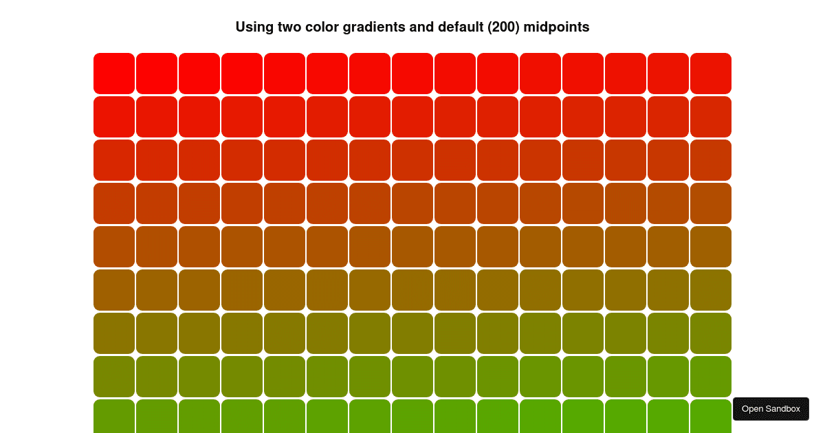 Javascript Color Gradient Forked Codesandbox