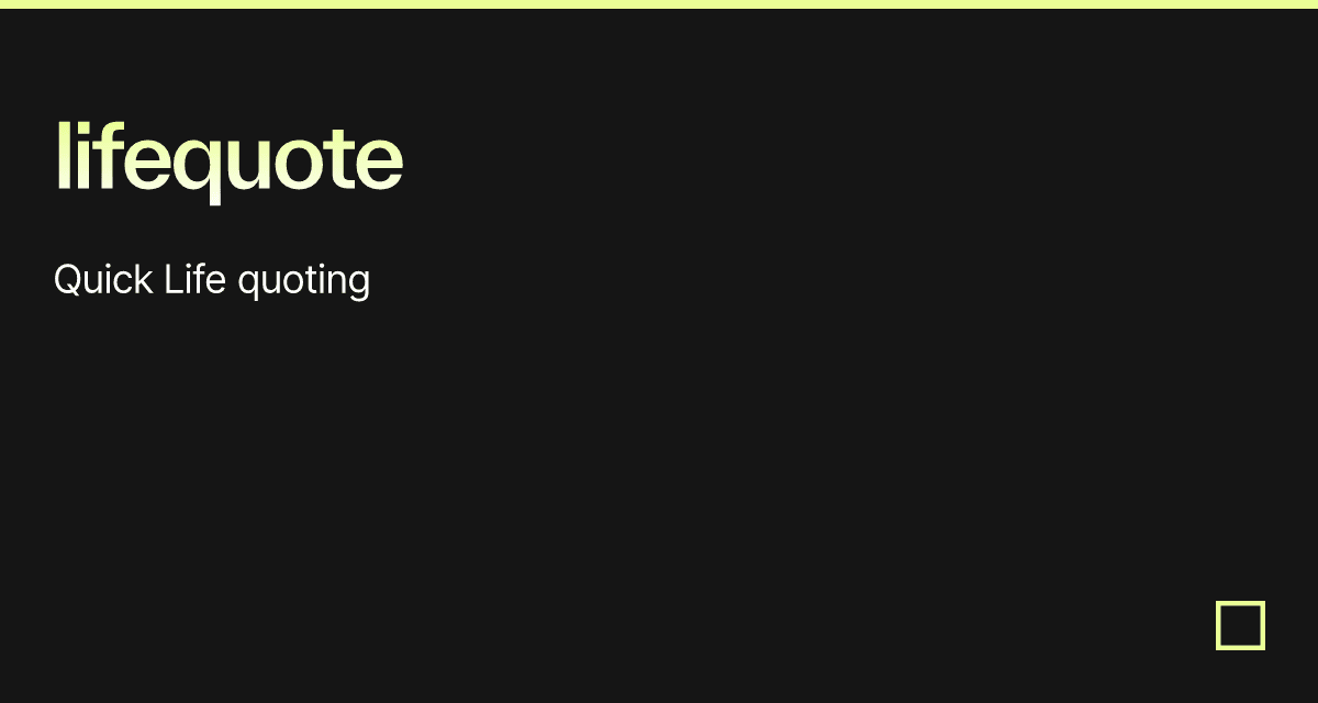 lifequote - Codesandbox