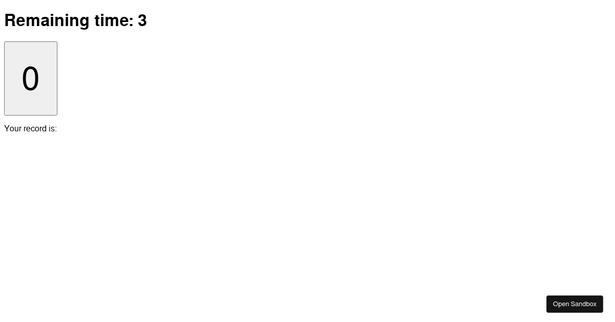 highscore - Codesandbox