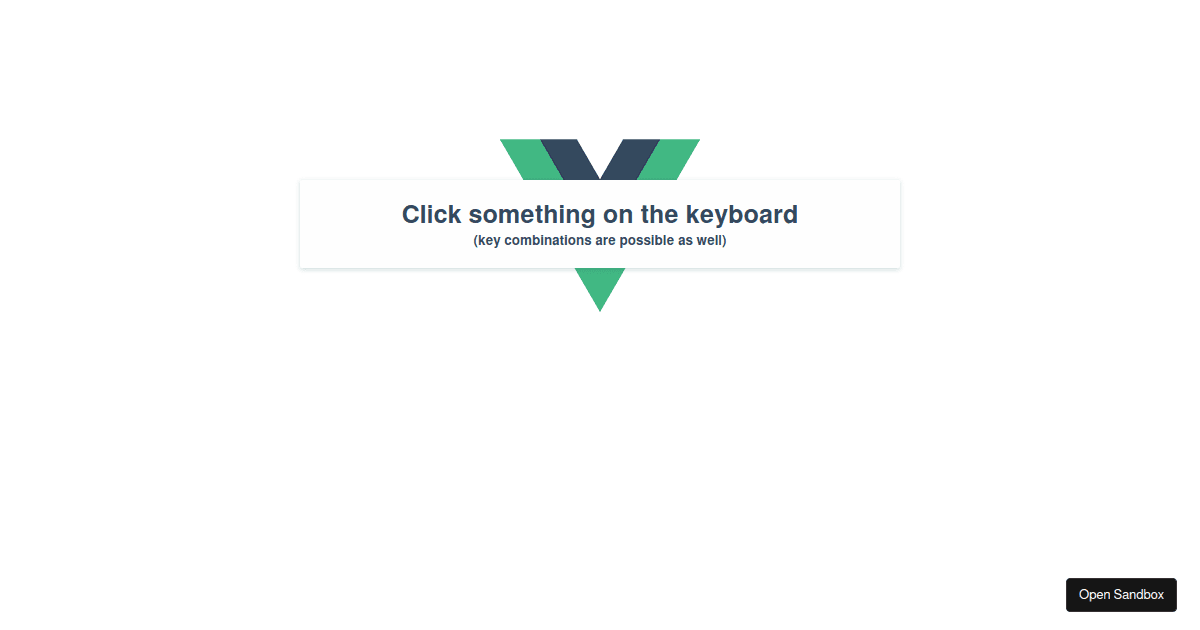 keyboard-shortcuts-vue - Codesandbox