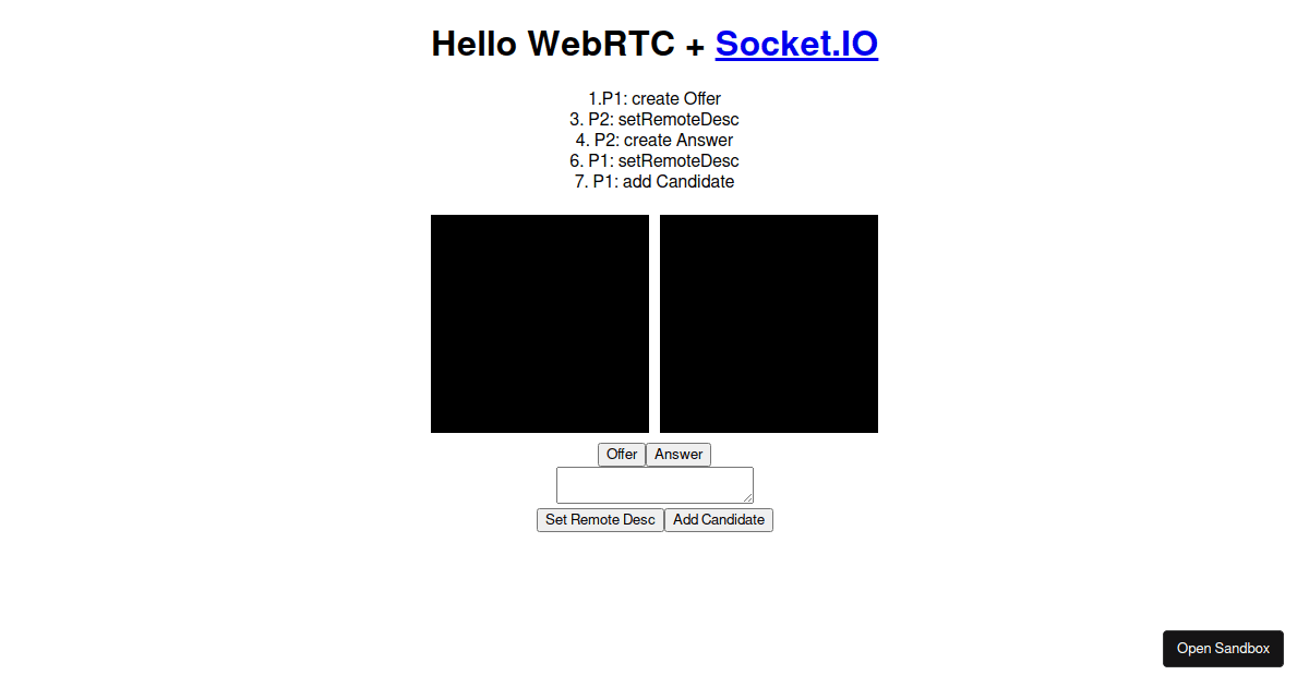 webrtc-react-v2 - Codesandbox