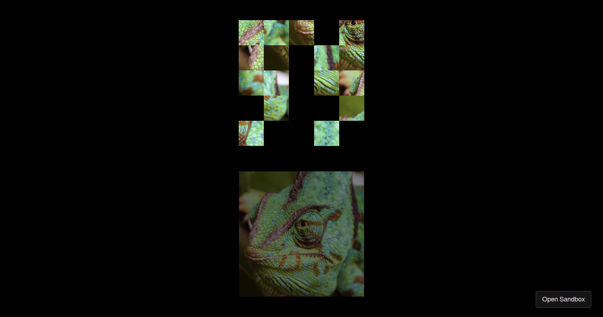 drag-n-drop-puzzle-chamelion - Codesandbox