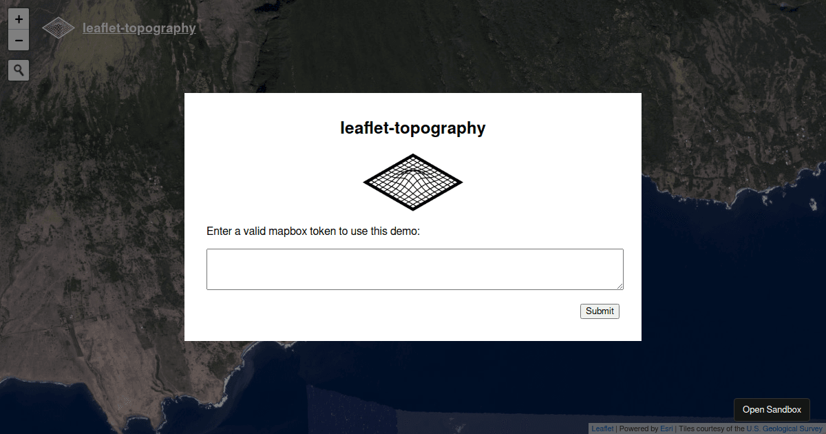 leaflet-topography-example - Codesandbox