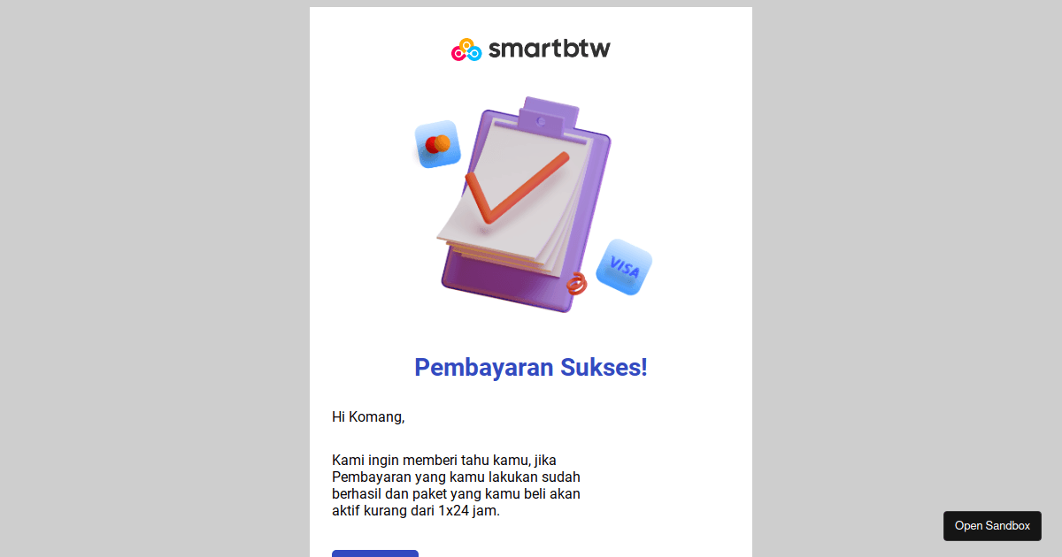 PAYMENT SUCCESS - Codesandbox