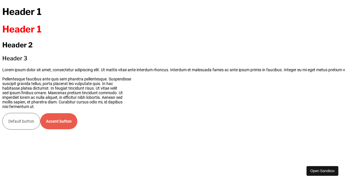 Styled Components Example - Codesandbox