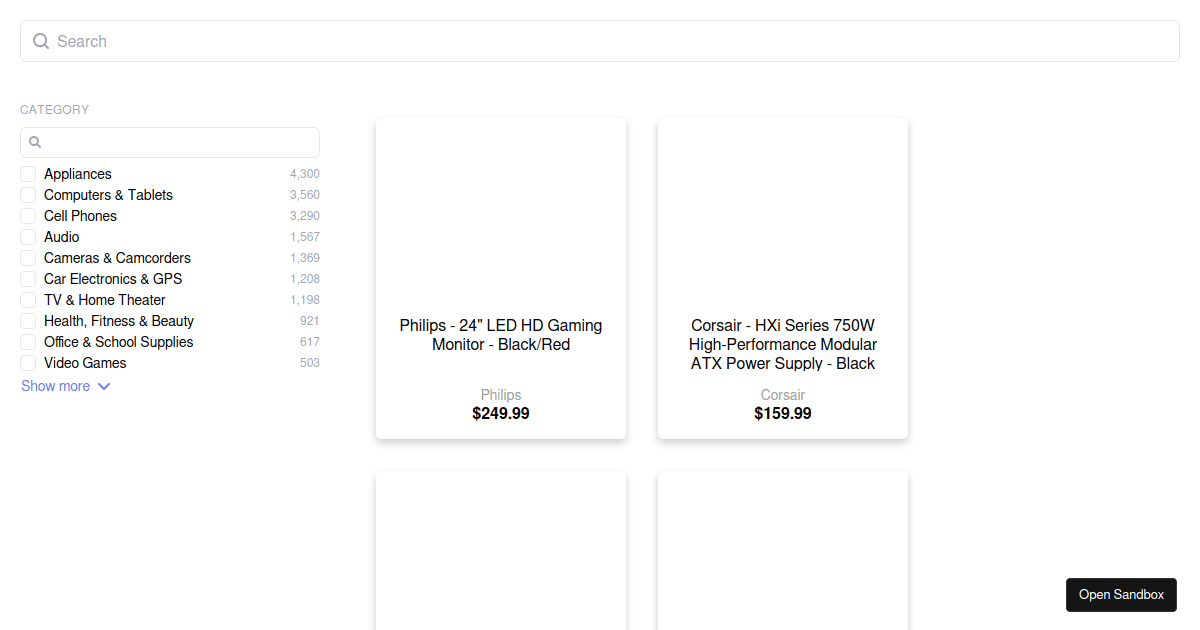 sajari-app - Codesandbox