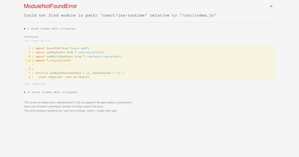 useKeyPress - Codesandbox