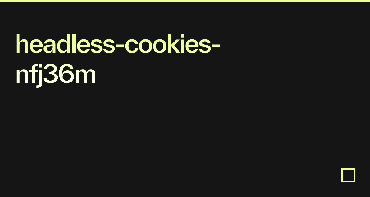headless-cookies-nfj36m - Codesandbox