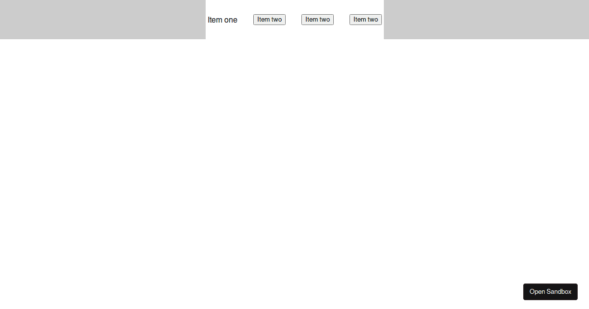 Radix Navigation Menu - Codesandbox