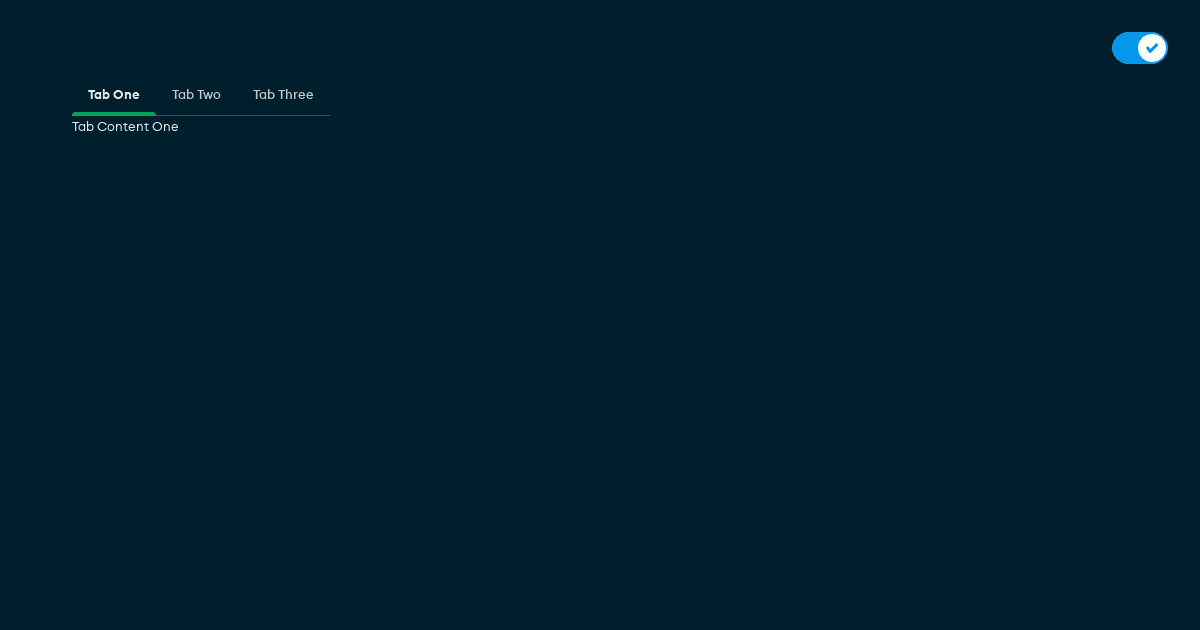 Tabs Example - Codesandbox