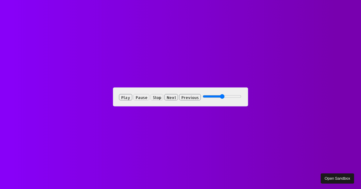 ts-audio | playlist (forked) - Codesandbox